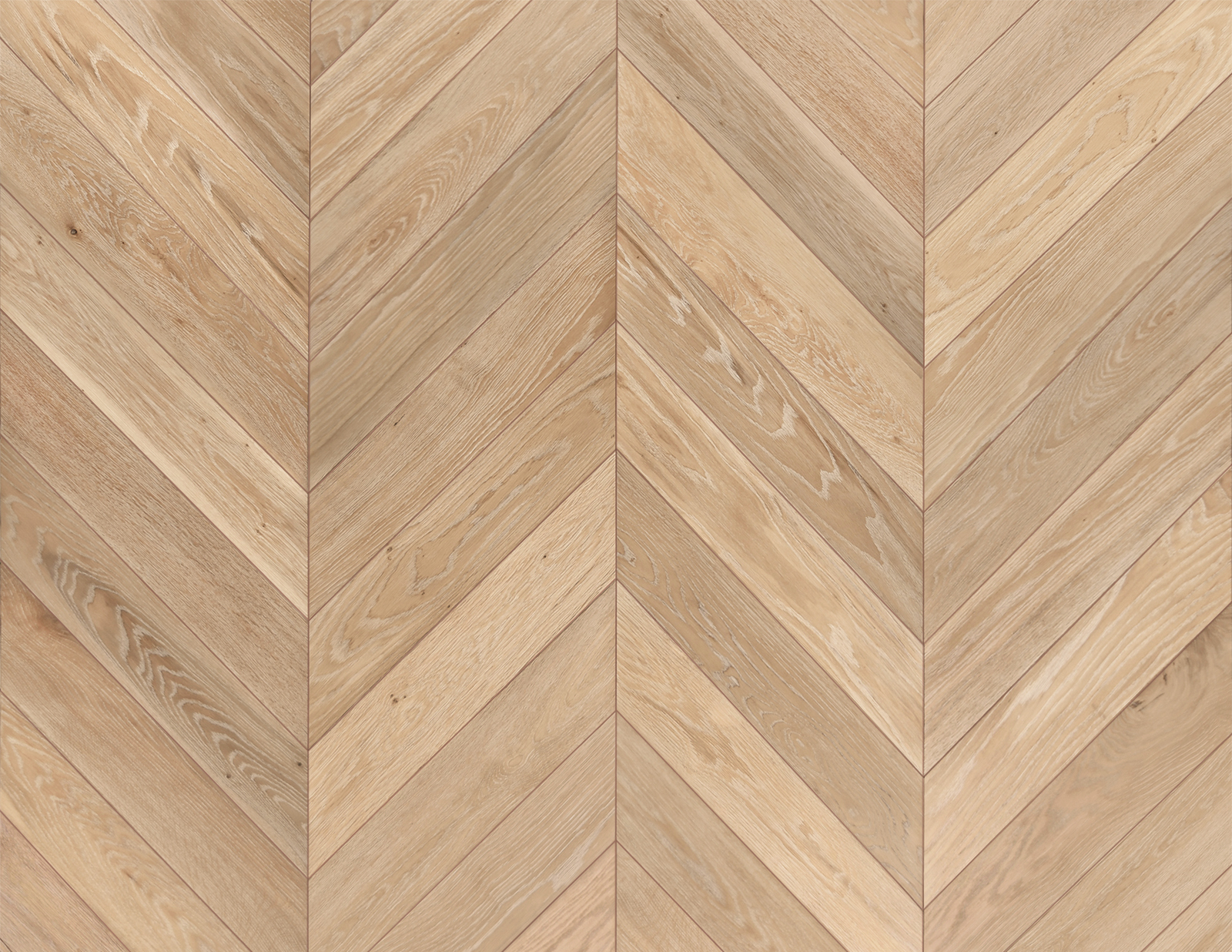 European Oak Vintage White Wash Chevron | French Connection